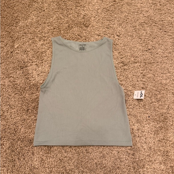 Ardene | Tops | Womens Cropped Ribbed Tank Top Sage Green | Poshmark